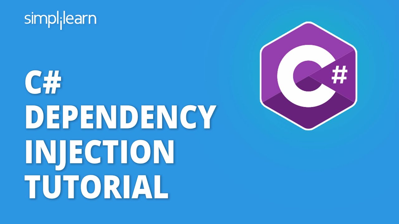 C# Dependency Injection Tutorial | C# Dependency Injection Example | C# Tutorial | Simplilearn