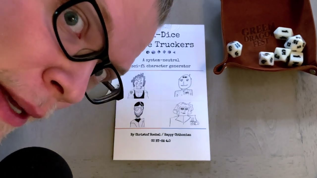 Character Generator Demo - All-Dice Space Truckers