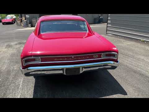 SOLD....1966 CHEVELLE SS REAL 138 SS 396 BB 5SPD AC PS PDB TACH GAUGES BUCKETS CONSOLE FACTORY RED