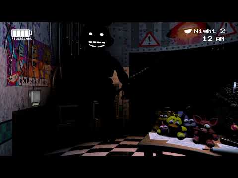 Five Nights at Freddy's 2 extremely rare shadow Bonnie encounter
