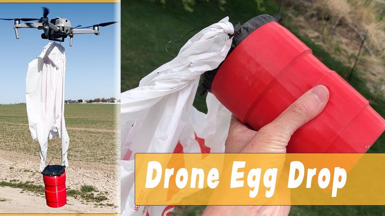 Epic Drone Egg Drop // 3d Printed