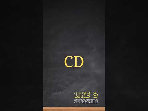 Did you know the acronyms of CD #cd #storage #abbreviation #compact #gkquestion #computerscience