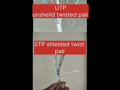 UTP vs STP cat6 cables difference