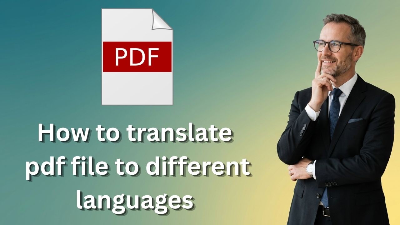 How to translate pdf file to different languages in mobile (Latest Upload)