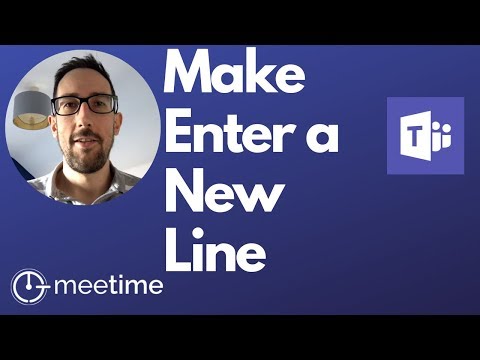 Microsoft Teams Tutorial 2019 - How To Get A New Line When Hitting Enter (Format Box)