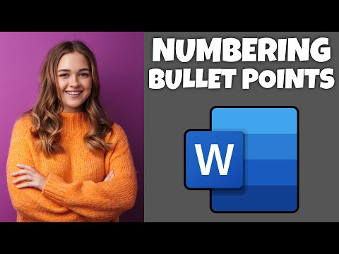 How To Add Numbering Bullet Points In Microsoft Word | Step By Step Guide - Microsoft Word Tutorial