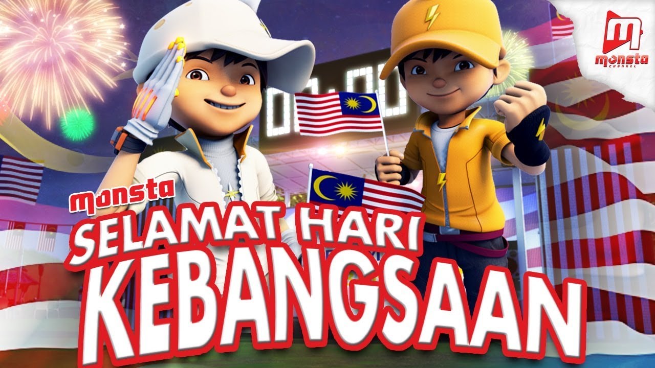 Selamat Hari Kebangsaan 2018 bersama BoBoiBoy & Rakan-rakan!