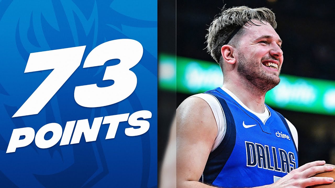 Record de points en carrière pour Luka Doncic avec 73 points