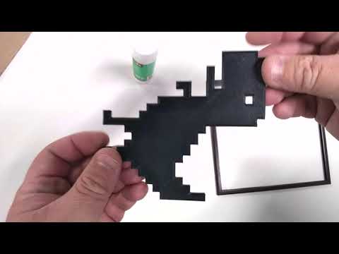 3d Printed Dino - The Dinosaur Game From Google Chrome