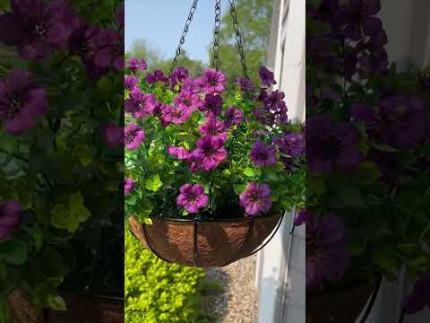 Faux hanging basket #amazon #amazonfinds