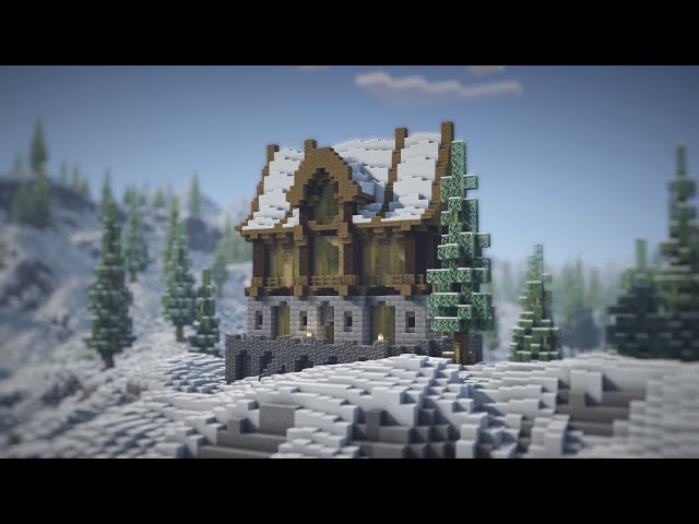 Simple winter house Minecraft Map