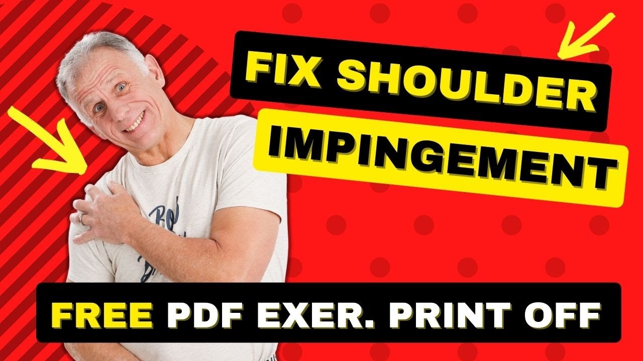 #1 Shoulder Impingement Exercises, Best Success Rate, Free PDF Exer. Print Out