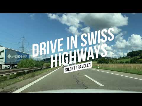 Relaxing Highway Drive In Switzerland🇨🇭😍 Basel To Zurich