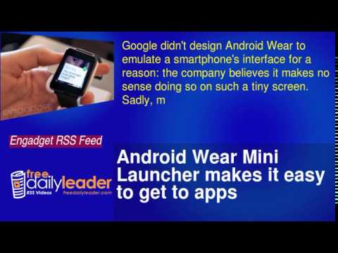Android Wear Mini Launcher makes it easy to get to apps