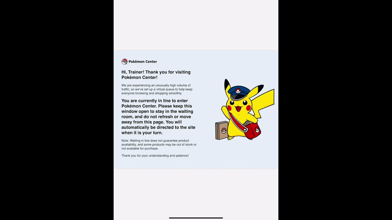 Proof Pokémon center is rigged Only bot scalpers have direct links to prismatic evolutions products