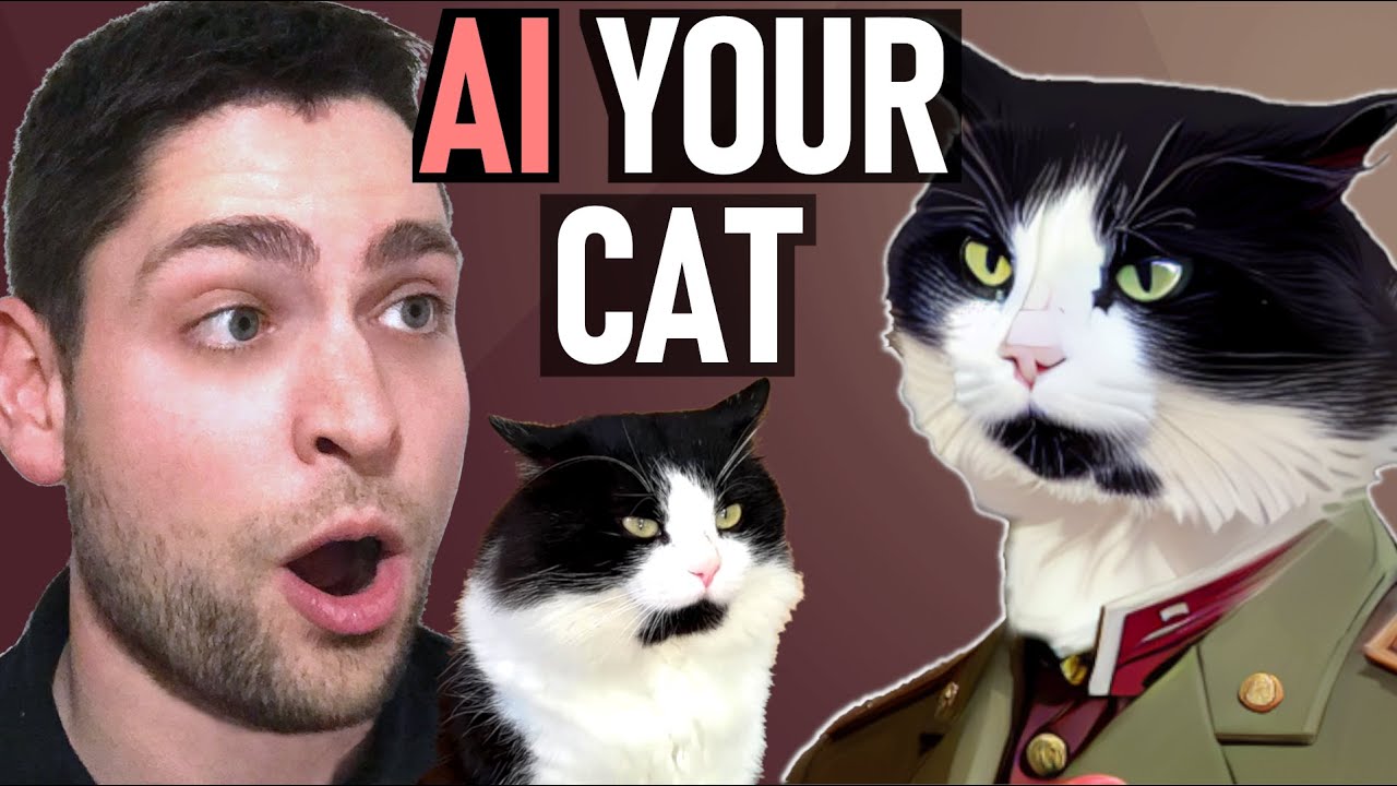 AI Images of Your Cat - Full Workflow (Stable Diffusion + DreamBooth + GIMP)