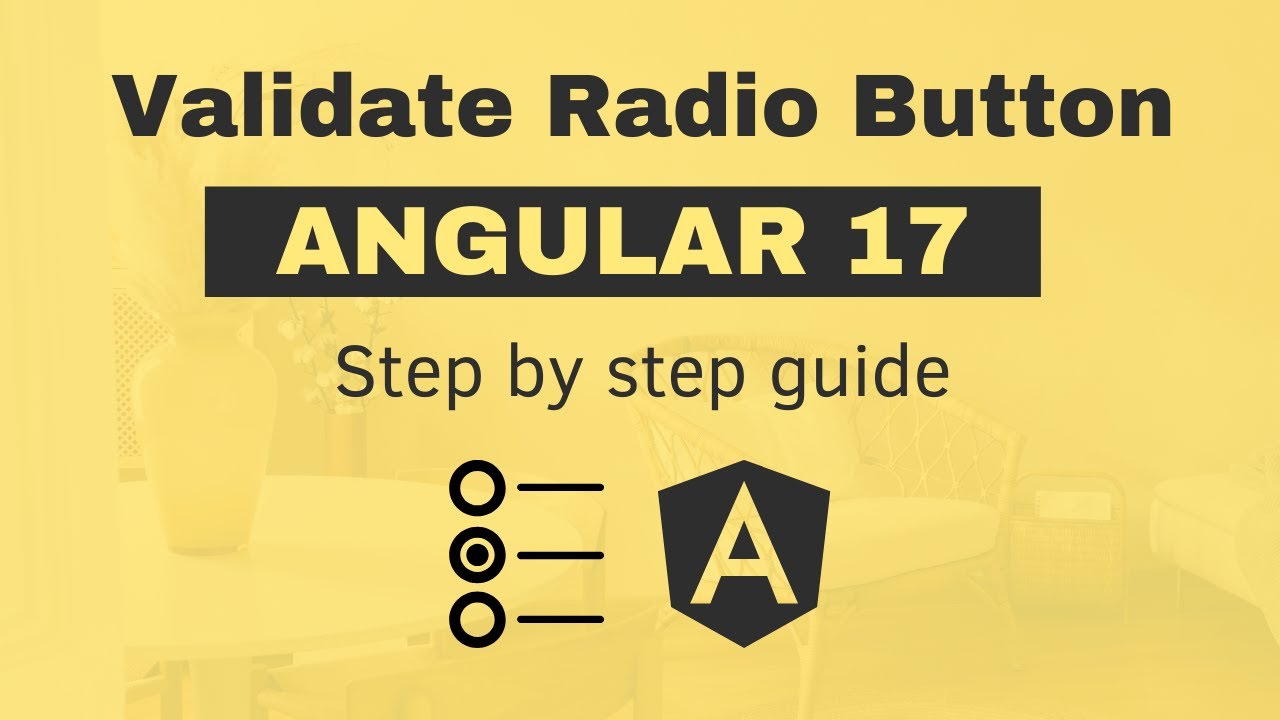 How to validate radio button selection in Angular 17?