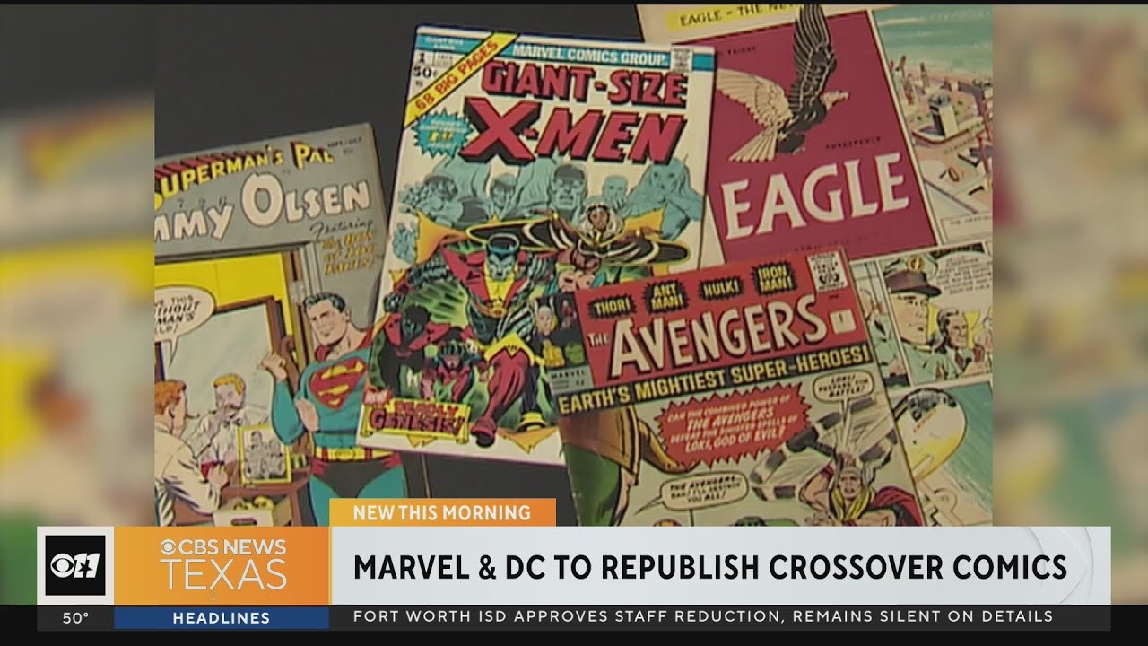 Marvel and DC to republish crossover comics