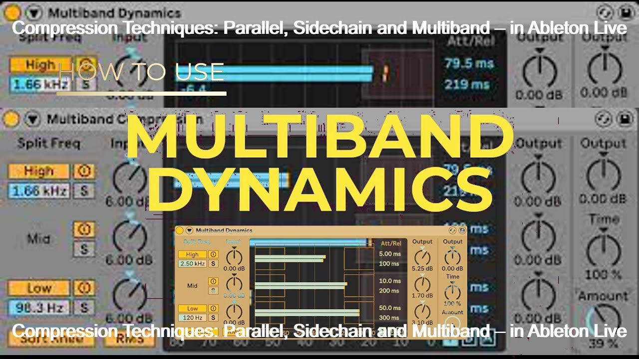 Compression Techniques: Parallel, Sidechain and Multiband – in Ableton Live