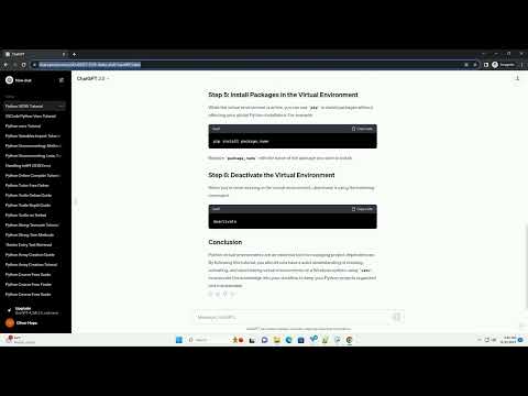 python venv in windows