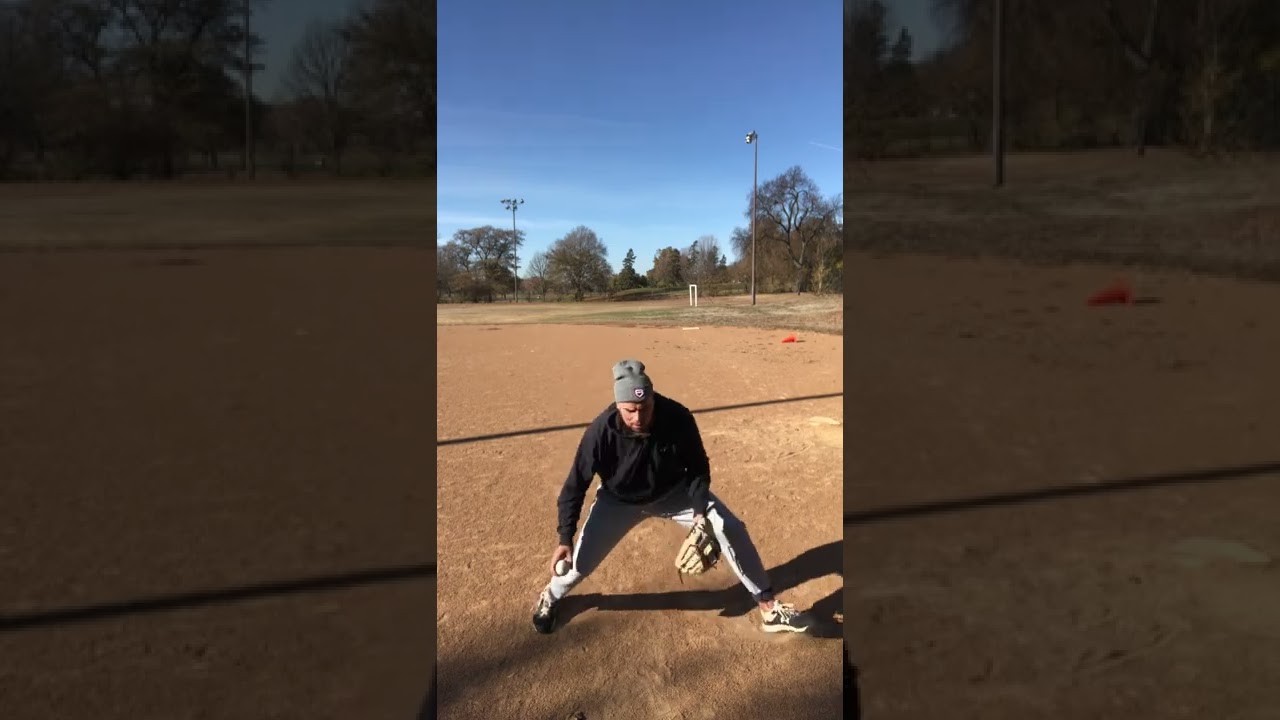 Pre pitch routine for infielders