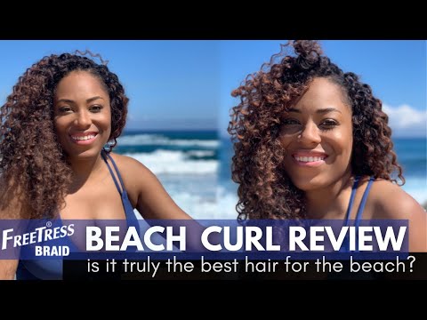 FREETRESS BEACH CURL CROCHET HAIR REVIEW LIA LAVON