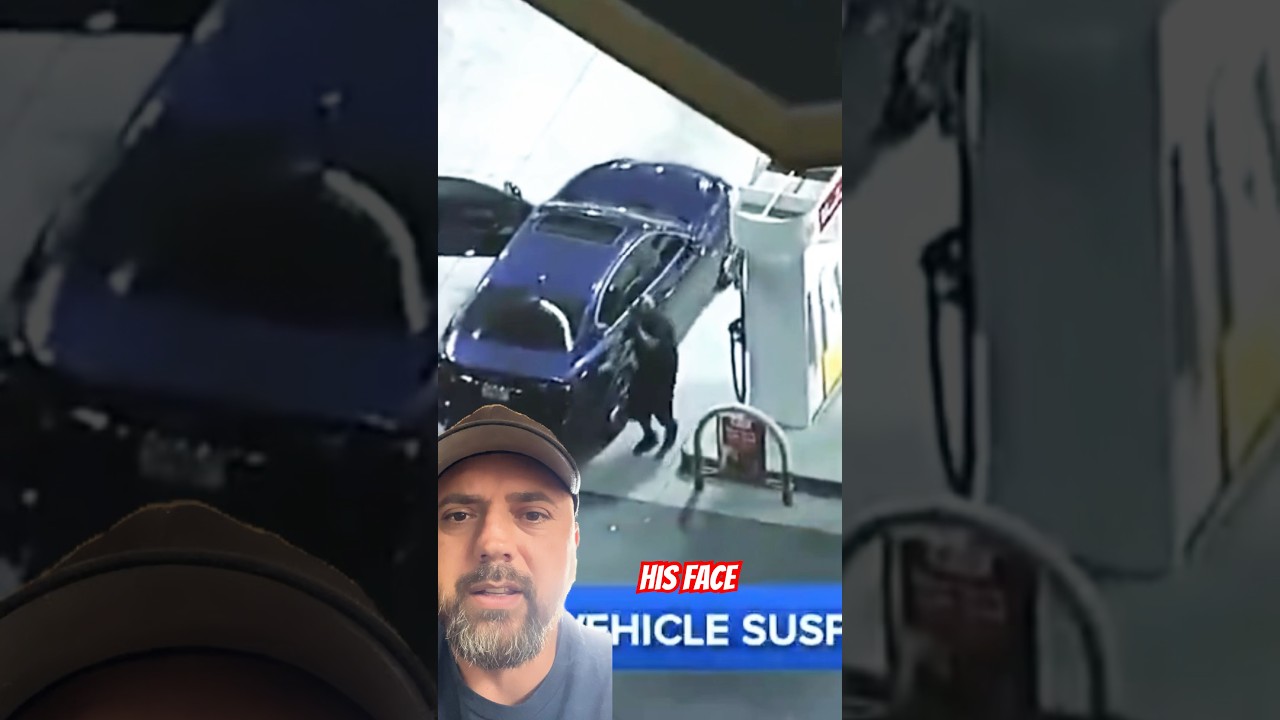 World dumbest criminal stops for gas during pursuit #stopsforgas