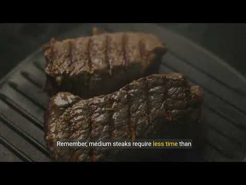 What temp is medium for steak