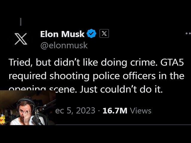 "It's a f**king game!" - Asmongold responds to Elon Musk's viral tweet ...