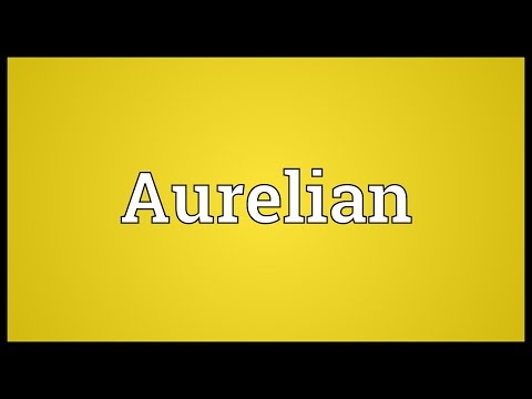 Aurelian Meaning