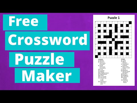 How To Create A Crossword Puzzle for KDP Low Content Books With A Free Tool
