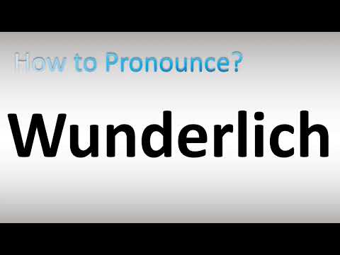 How to Pronounce Wunderbar (German)