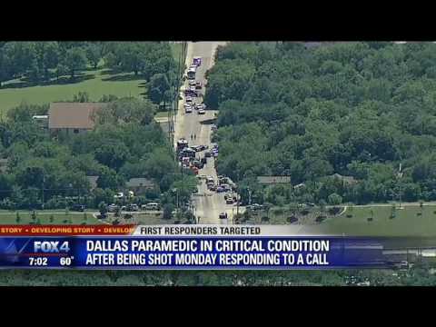 Dallas paramedic still in critical condition