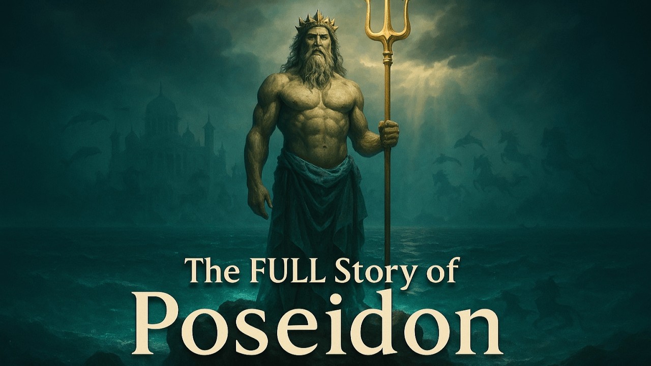 The Full Story of Poseidon | God of the Sea | Greek Mythology Explained