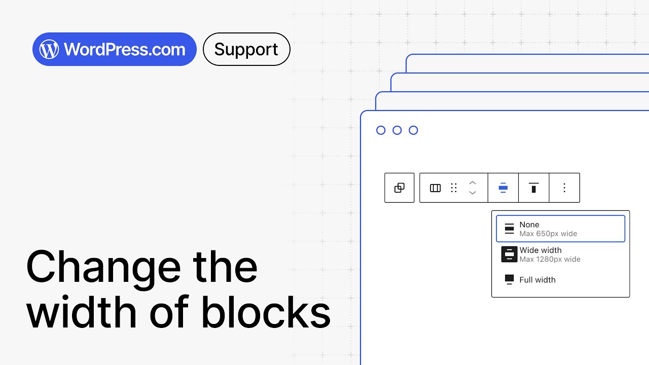 Adjusting block width in WordPress