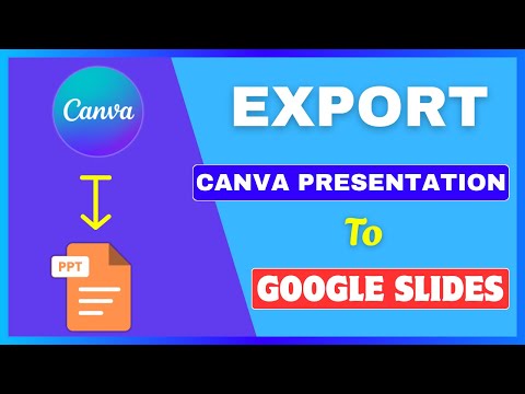 How To Export Canva to Google Slides | Import Canva Presentation On Google Slides