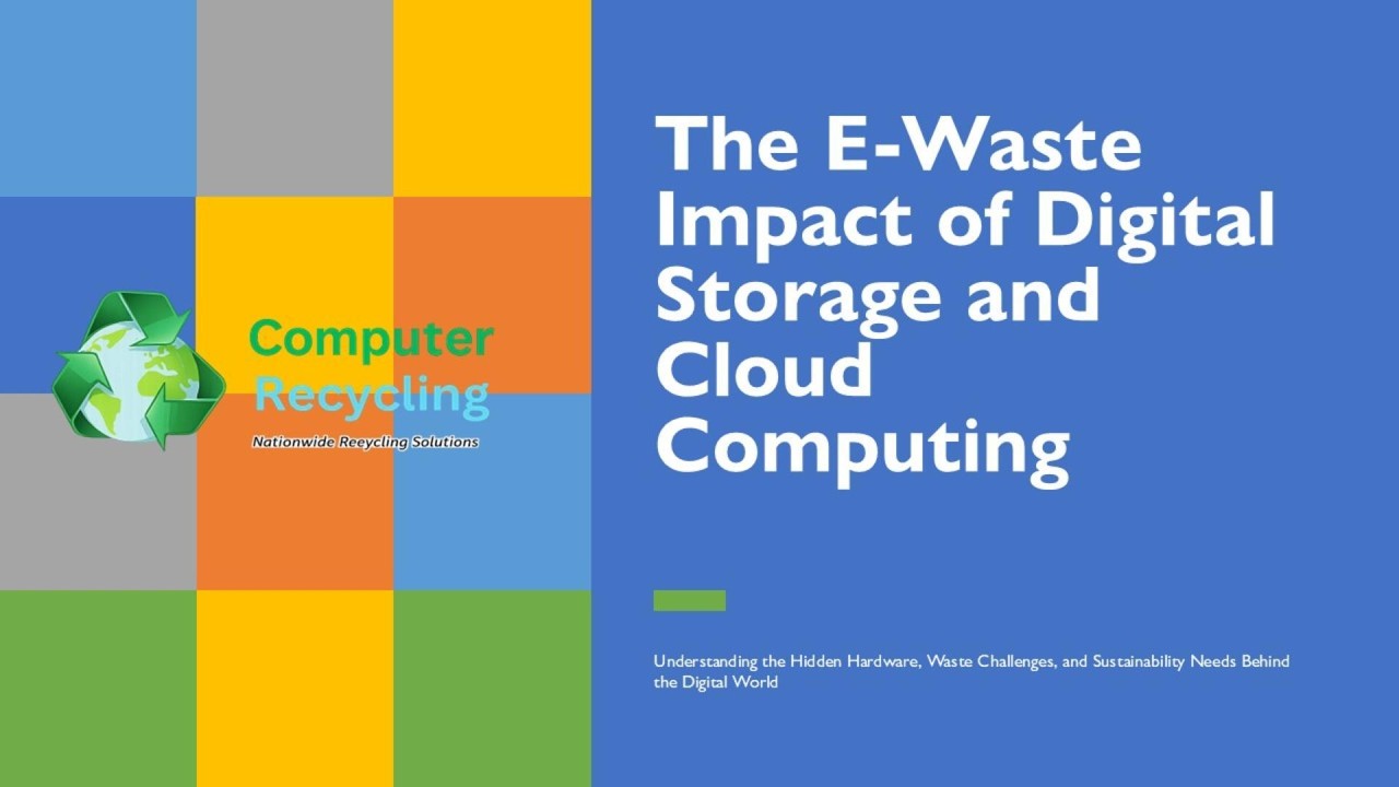 The E-Waste Impact of Digital Storage and Cloud Computing | Data Centers, Servers & Tech Recycling