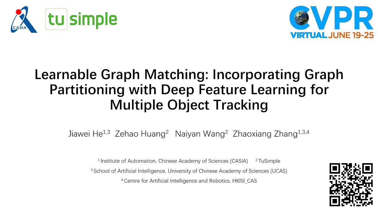 [CVPR 2021] Learnable Graph Matching for Multiple Object Tracking (GMTracker)