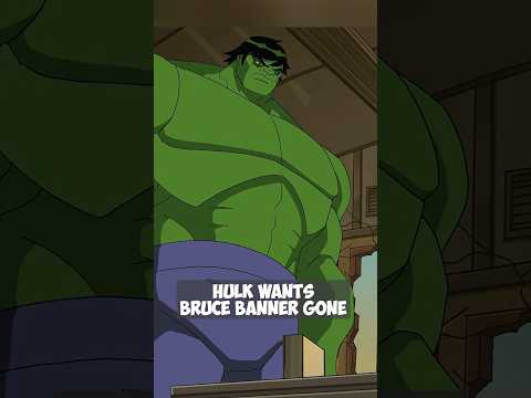 Hulk Wants Bruce Banner Gone 😅 #marvel #hulk