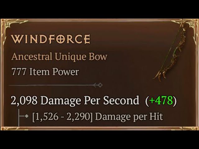 Windforce in Diablo 4: How to get, Unique effects, Affixes, and more