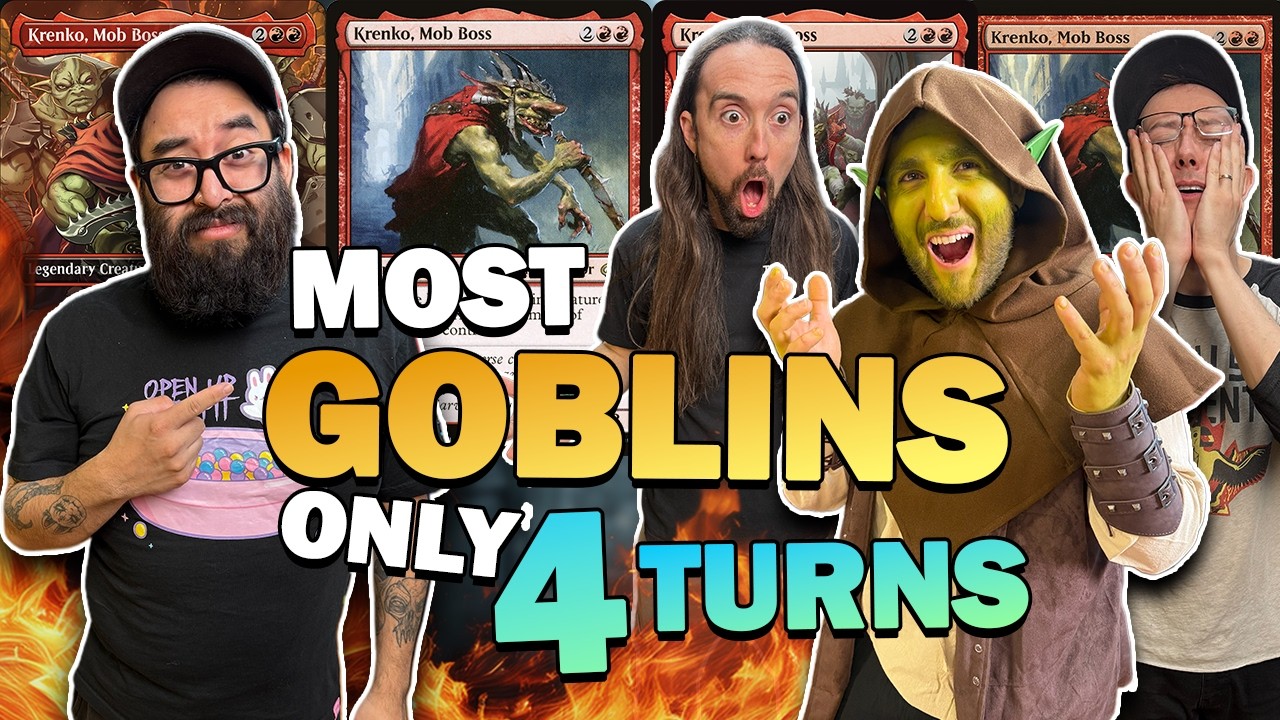 We All Try to Make the MOST Goblins Playing Krenko, Mob Boss | The Krenk Off