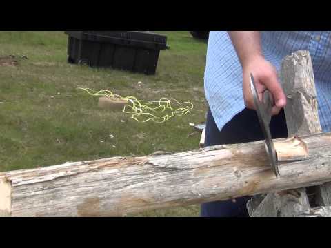 cKc medium hatchet : chopping (vs Bruks Wildlife)