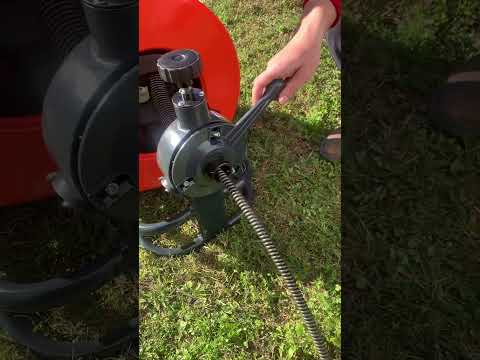 Drain cleaning with General Speedrooter 92 #general #draincleaning #plumbing #sewer