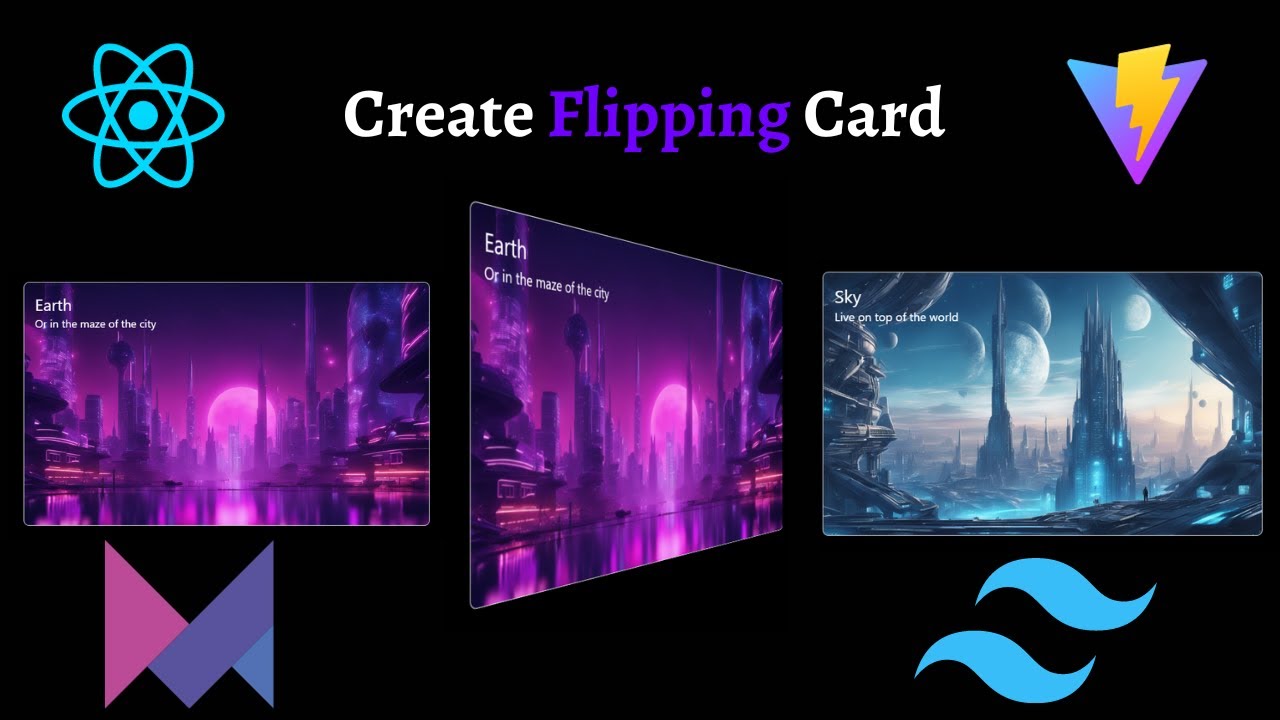 Create Awesome Card flip animation w/Framer-Motion | React.js