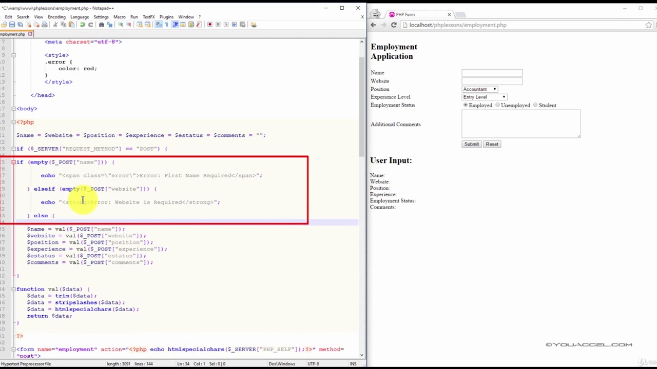 29  PHP Form Required Fields