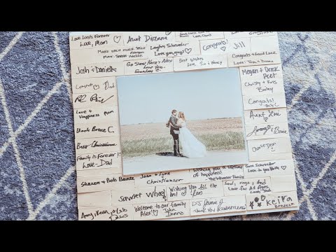 Wedding Guest Book Idea