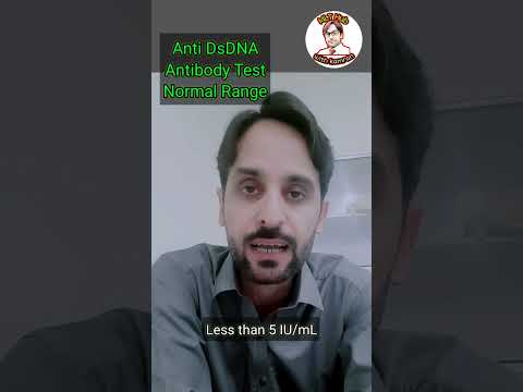Anti dsDNA Antibody Test Normal Range | #shorts #shortsfeed