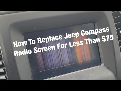 How to replace Jeep Compass Radio Screen for less than $75