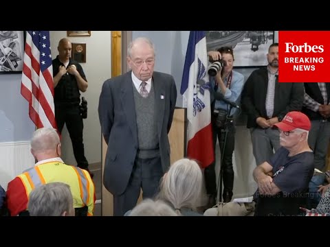 MUST WATCH: Town Hall Attendees Passionately Pepper Grassley With Questions About Abrego Garcia