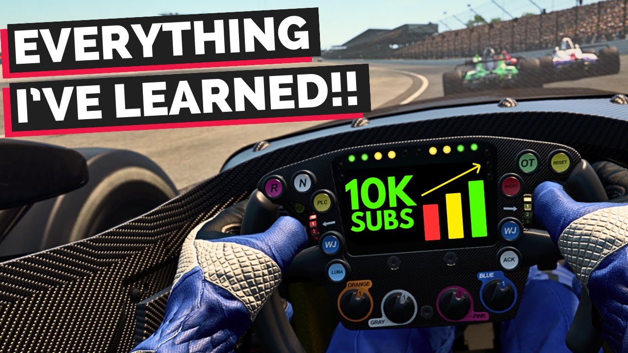 How to GROW a sim racing YouTube channel in 2024!!